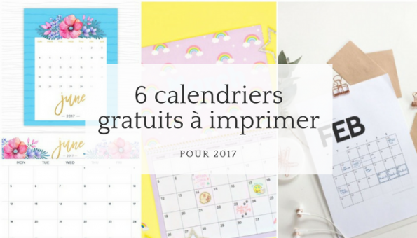 6 calendriers gratuits à imprimer – L'aiguille pirate